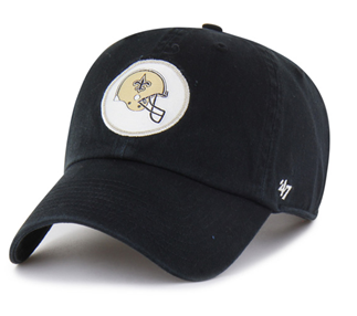 New Orleans Saints Cap - Adjustable Historical Helmet – Black & Gold ...
